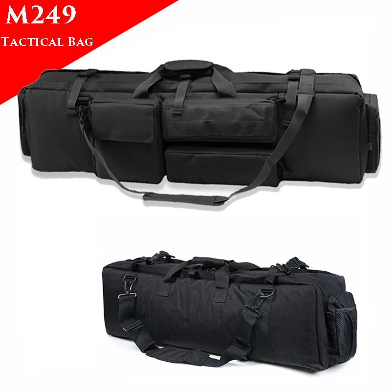 Outdoor-Sport-Shooting-Airsoft-Rifle-Gun-Case-Army-Military-M249 ...
