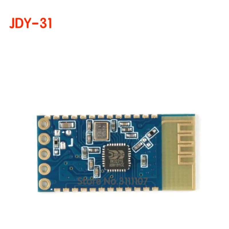 JDY-31 SPP-C 모듈 직렬 포트, 통과 무선 통신, JDY-30 호환 HC-05 HC-06, 블루투스 호환 2.4G