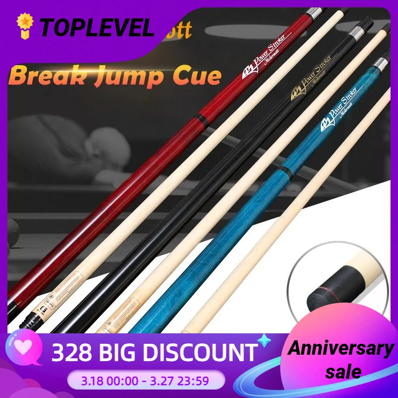 CrICAL-Break-Jump-Cue-Maple-Shaft-Jump-Cue-Red-Black-Blue-Colors ...