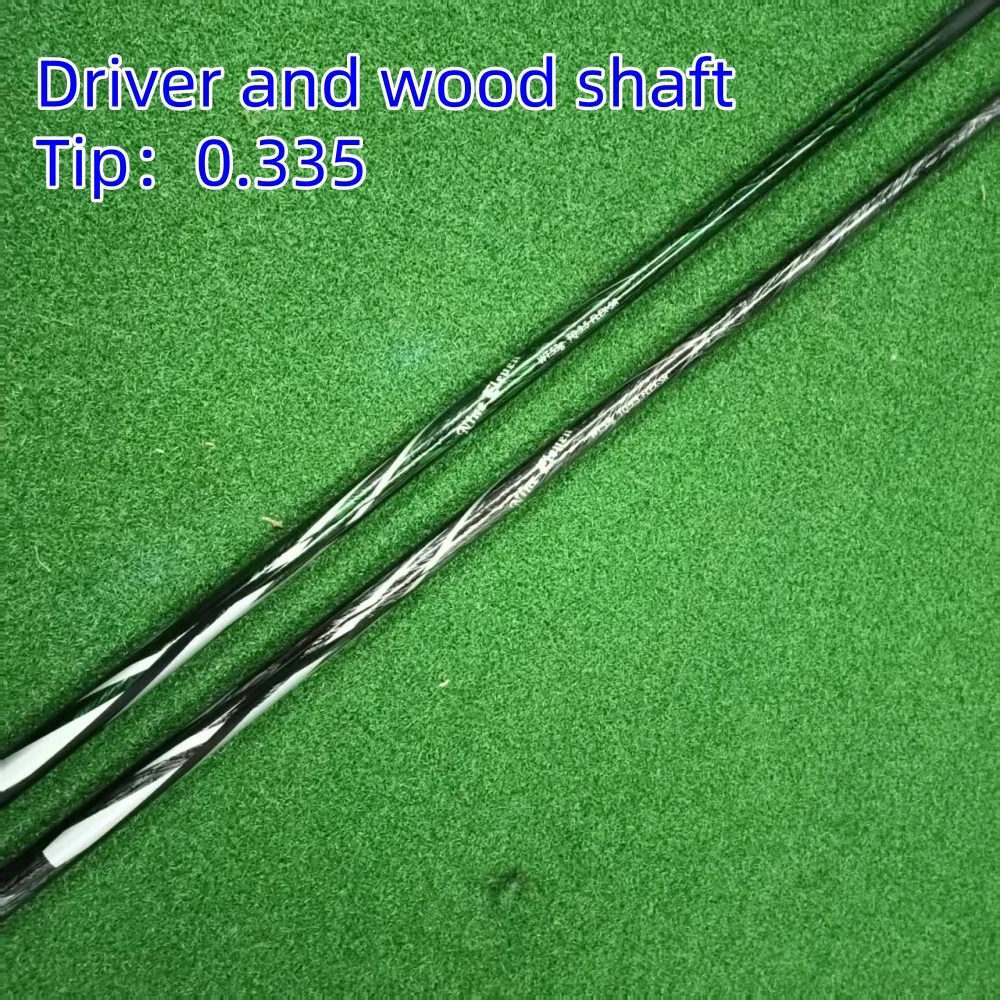 Nine Elenev golf club shaft, green, grey, 50S/50SR/50R, containing 6 ...