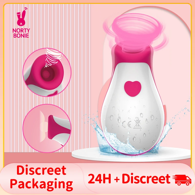 Clit Sucking Vibrator 8 Speed Vibrating Sucker Oral Suction Nipple
