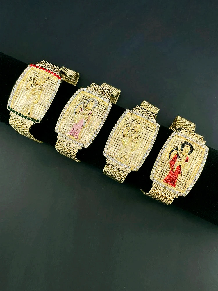 Lucky-Fashion-Religious-Death-Old-Man-Watch-Style-Bracelet-Men-Italian ...