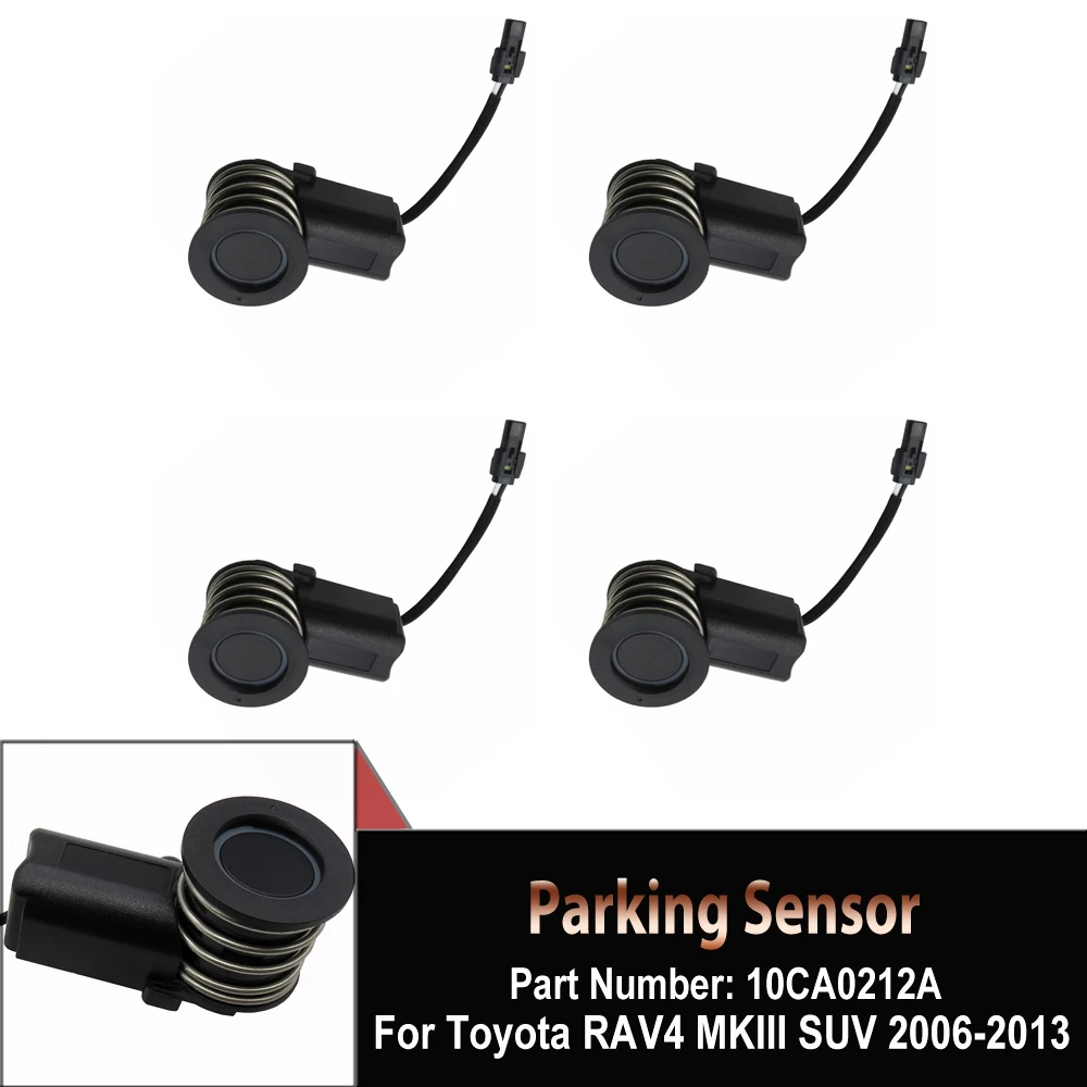 4 Pcs/lot PDC 10CA0212A Parking Sensor For Toyota Yaris RAV4 Mitsubishi ...