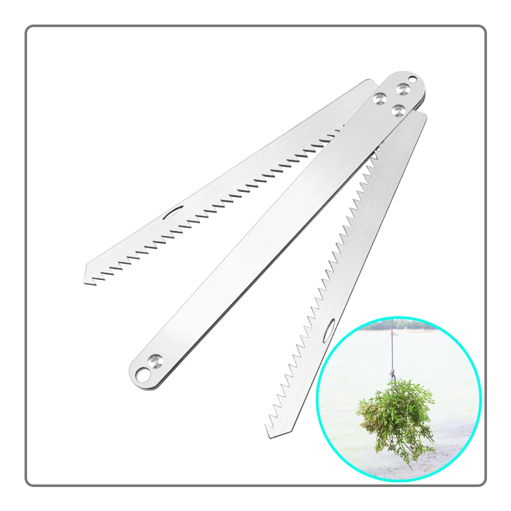 Folding-Weed-Razor-Aquatic-Plants-Cutter-Removing-Water-Plants-Serrated ...