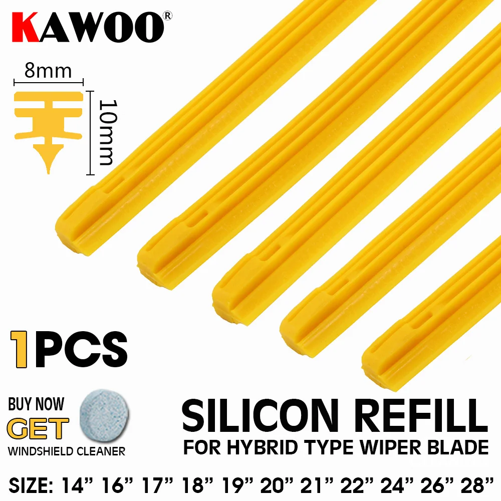 KAWOO-Car-Wiper-Silicon-Refill-Strip-8mm-for-Hybrid-Type-Wiper-Blades ...