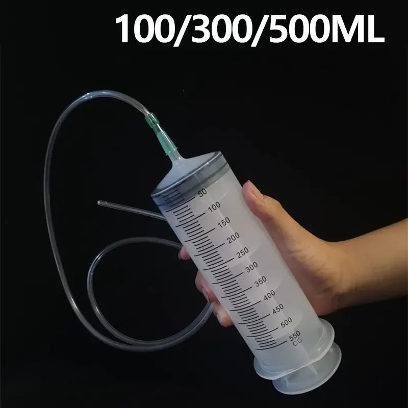 500ML-Syringe-Large-Syringes-Reusable-Pump-Measuring-with-Scale-Syringe-with-Tube-Pet-Feeding ...