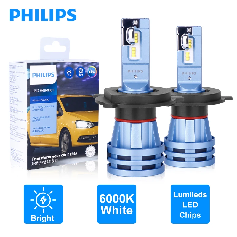 Philips-luces-LED-antiniebla-para-coche-faros-delanteros-brillantes-H1 ...