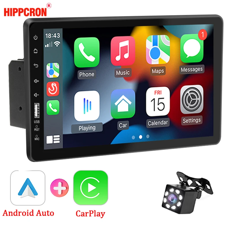 9 Inch CarPlay Android Auto Car Radio Multimedia Player Bluetooth FM USB Touch Screen MirrorLink Universal AliExpress 34