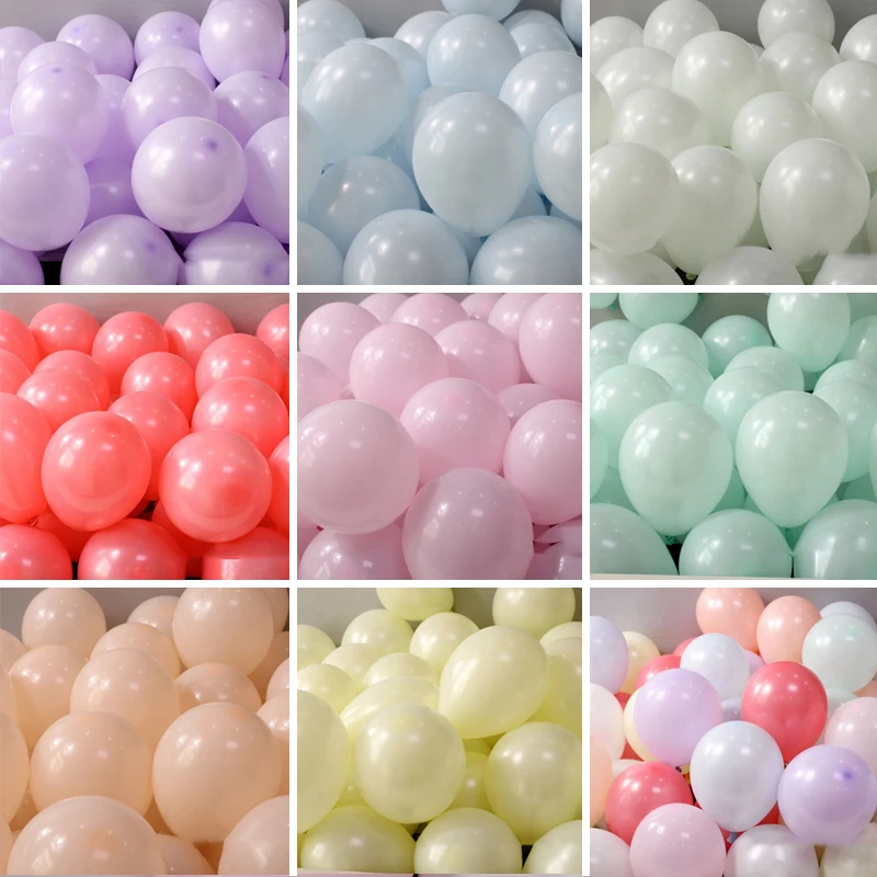 30-60pcs-Macaron-Balloon-5-10-12inch-Thickened-1-2-2-2-2-8g-Latex ...