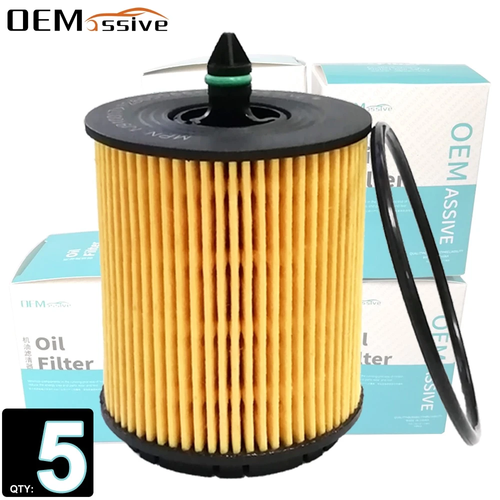 Set-Of-5-Oil-Filter-12605566-For-Saturn-Sky-Vue-Vauxhall-VX220-Cadillac ...