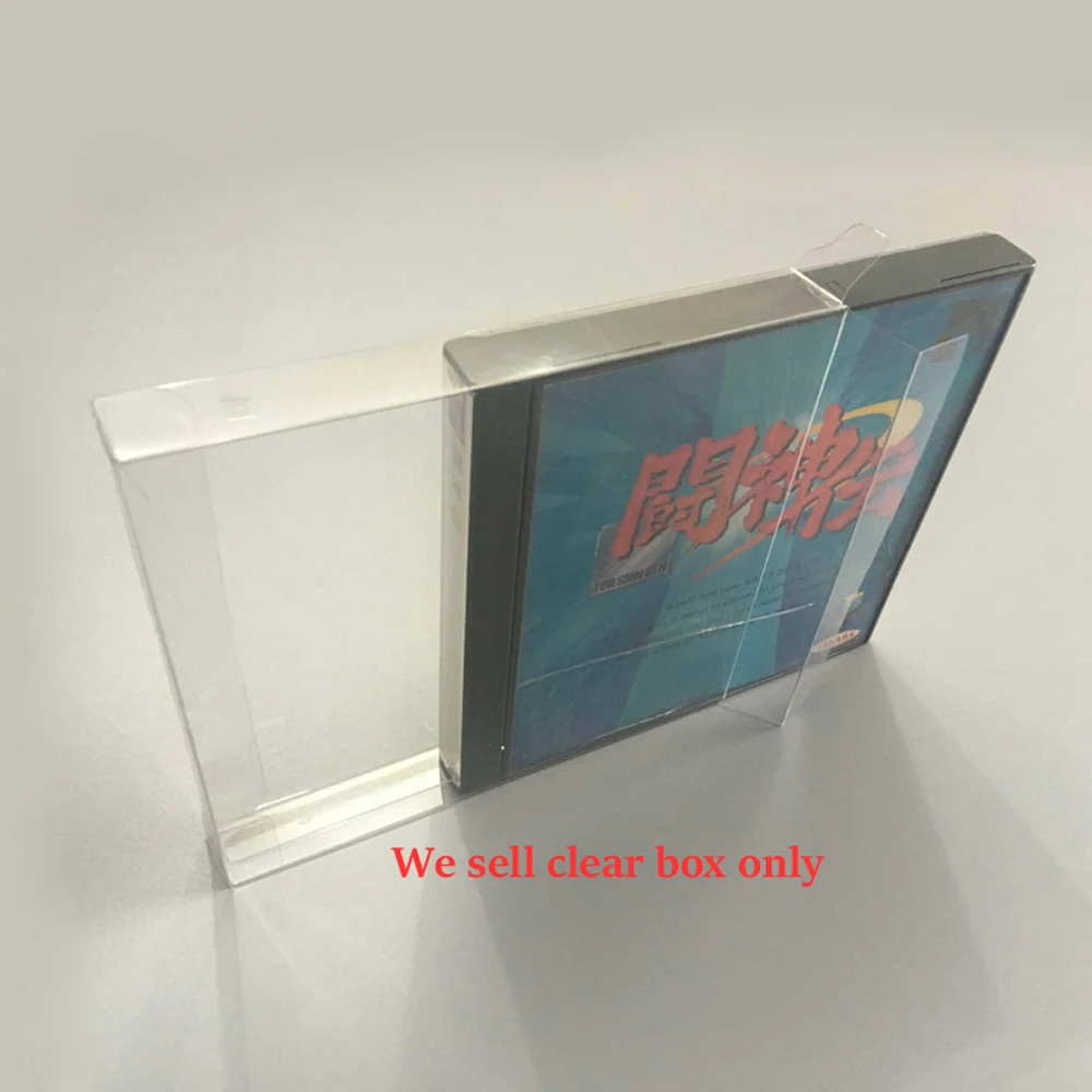 PET plastic box For PS1 game Storage Box Transparent Display Box ...