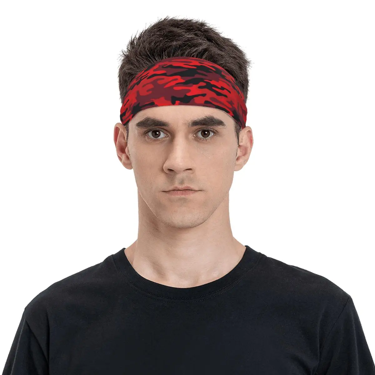 Red Headband Men