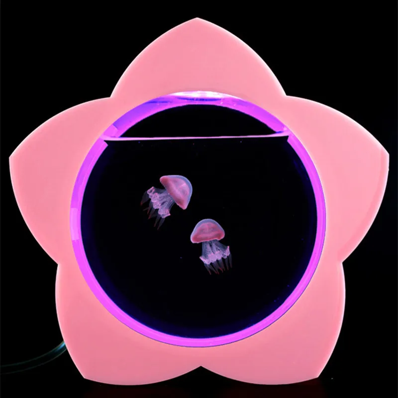 Jellyfish Tank Small Fish Mini Aquarium