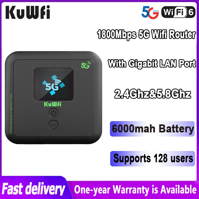 KuWFi-5G-Wifi-Router-WiFi-Dual-Band-Wireless-Router-Mini-Protable ...
