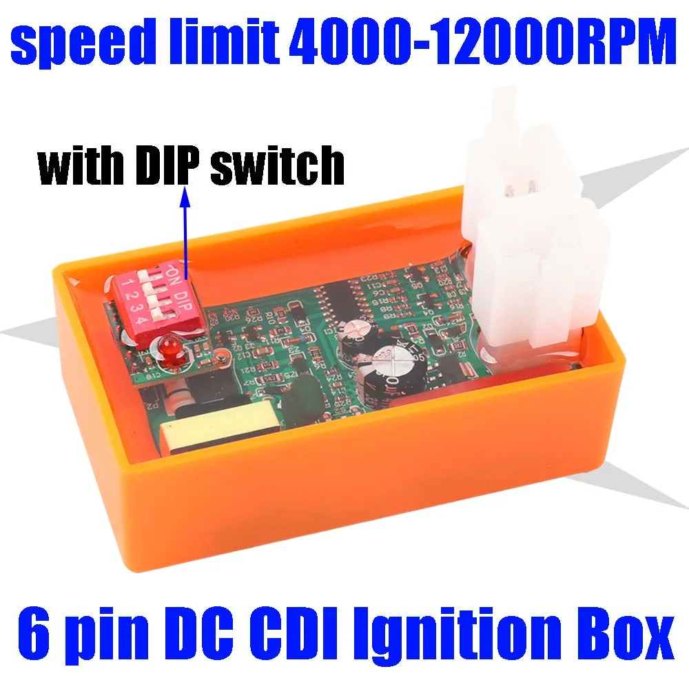 CRIS-RE200-Motorcycle-DC-6-Pin-CDI-Adjustable-Racing-CDI-250Z-FT180 ...