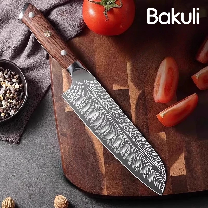 Japanese Chef Knife High Carbon Steel Kitchen Knives Damascus Steel ...