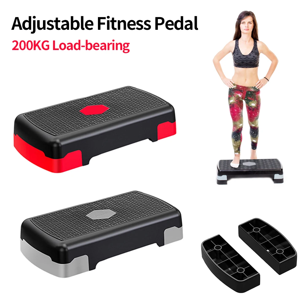 Aerobic-Fitness-Stepper-Mini-Body-Building-Stepper-Adjustable-Non-slip ...