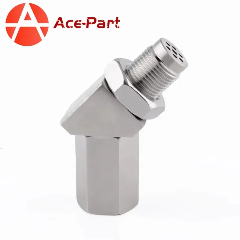 Universal Stainless Steel 135 Degree Real Mini O2 Oxygen Sensor Sockets ...