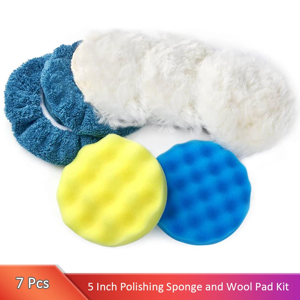 Vibratite-High-Quality-5-Inch-7-Pack-Wool-Polishing-Pad-Kit-Polishing ...