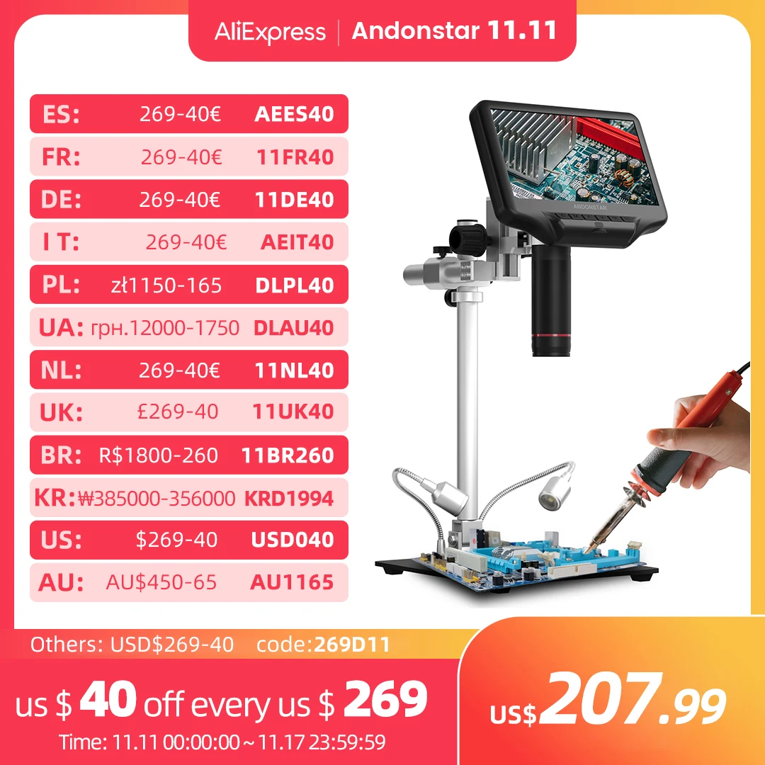 Andonstar-AD407-Pro-7-inch-270X-HDMI-Digital-Microscope-Upgraded-12-5 ...