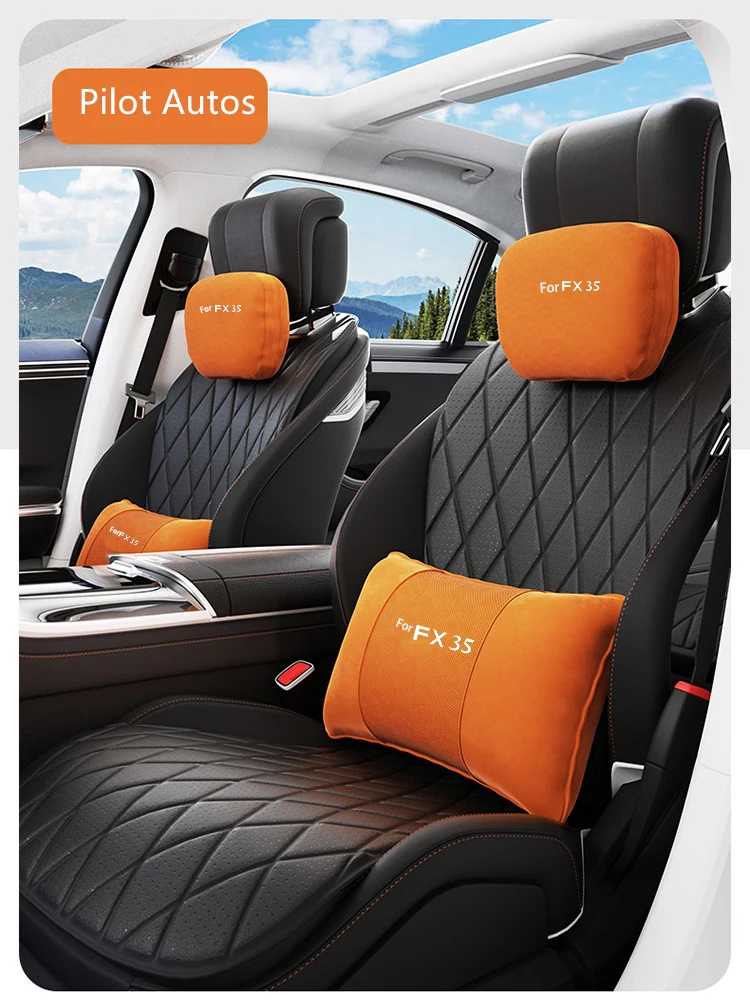 For-Infiniti-FX35-Car-Headrest-Waist-Pillow-Neck-Rest-Cushion-Seat ...
