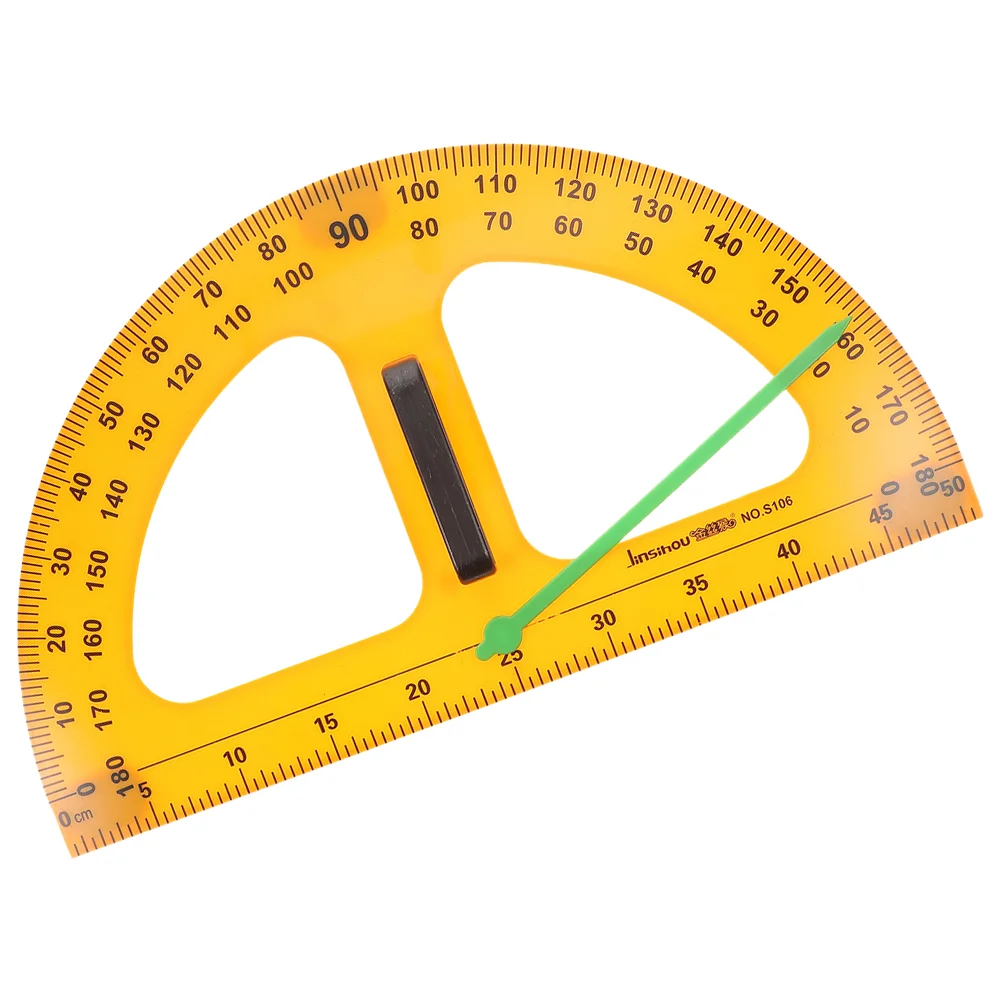 Measuring-Ruler-Semicircle-Protractor-Plastic-Teacher-Supplies-Math ...