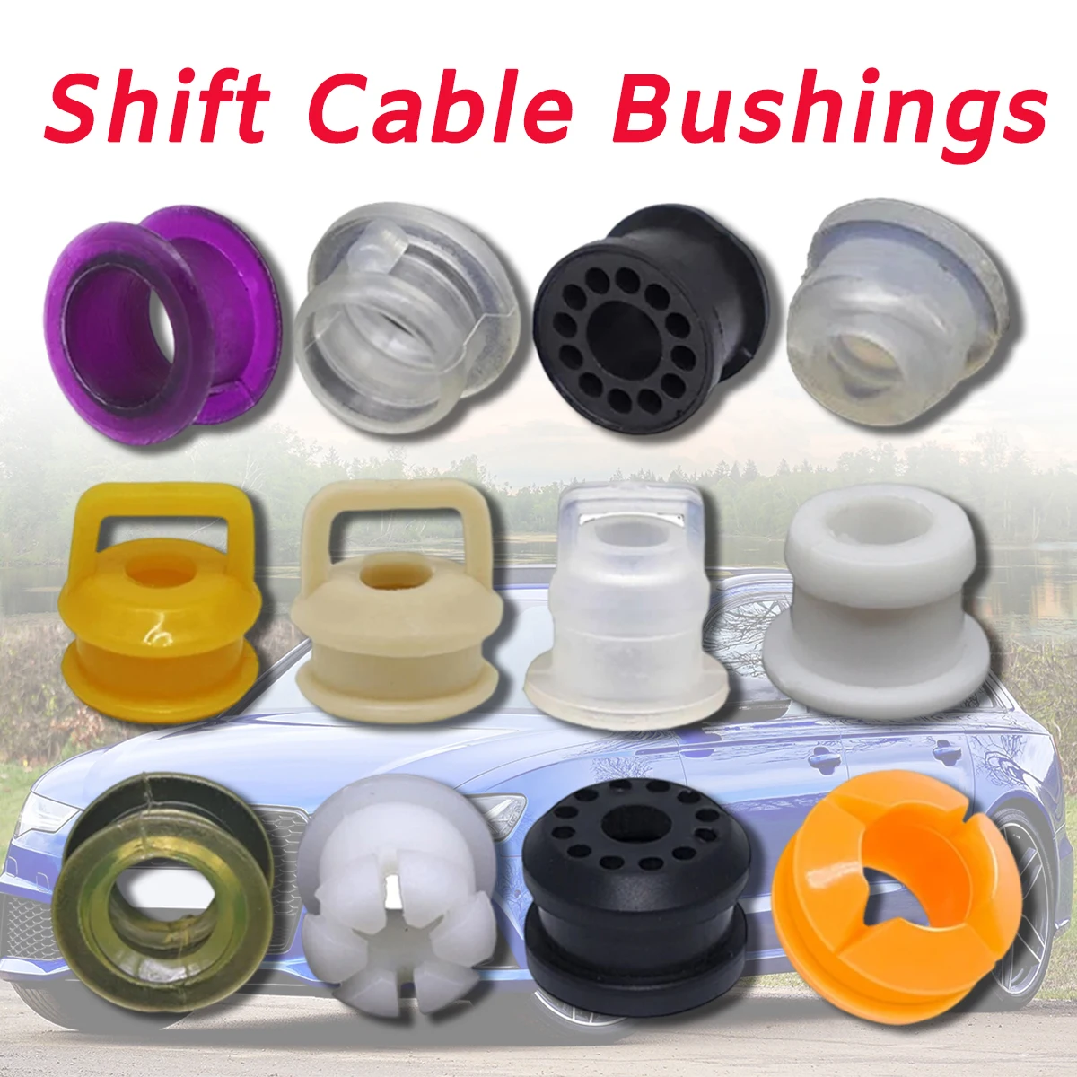 Shift Cable Repair Bushing AT Range Selector Lever Adjuster Lock Clip ...