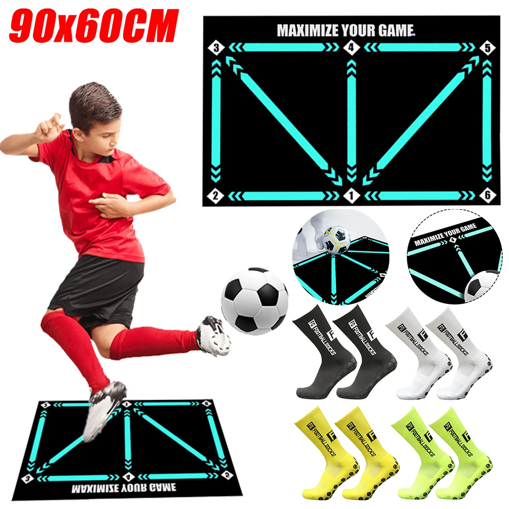 Football-Training-Mat-Non-Slip-Football-Mat-Kid-Adults-Dribble-Training ...