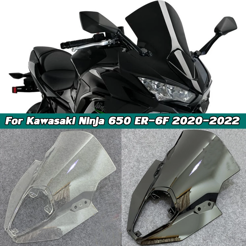 Acessórios da motocicleta ninja 650 windscreen sports windshield para ...