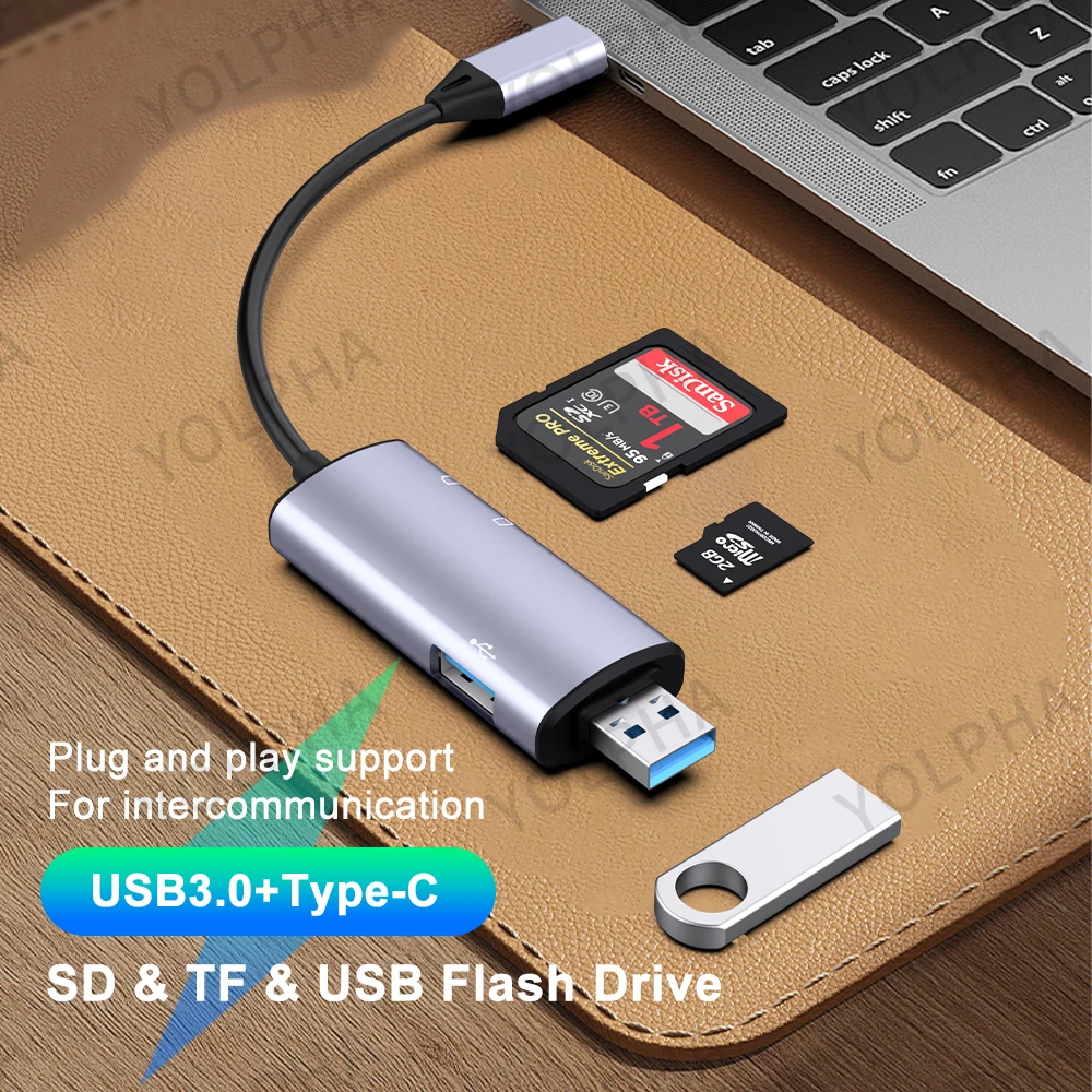 Card-Reader-USB3-0-USB-C-to-SD-Micro-SD-TF-SDHC-for-PC-Laptop ...