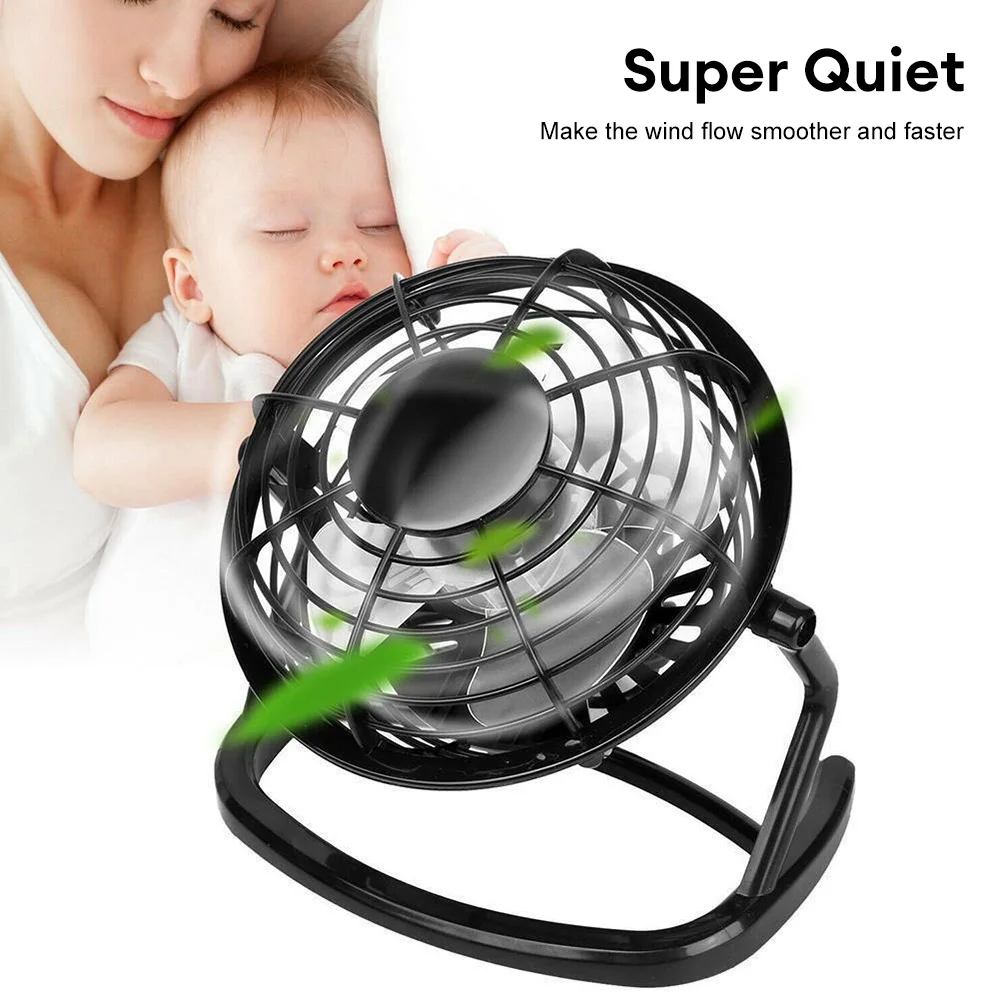 Mini-USB-Silent-Fan-Portable-Desk-Electric-Fan-Desktop-Cooling-Fans-for ...