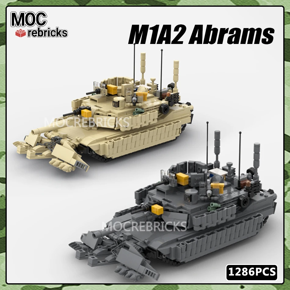 M1a2 Abrams Building Blocks | Brickmania M1a2 Abrams | Lego M1a2 Abrams ...