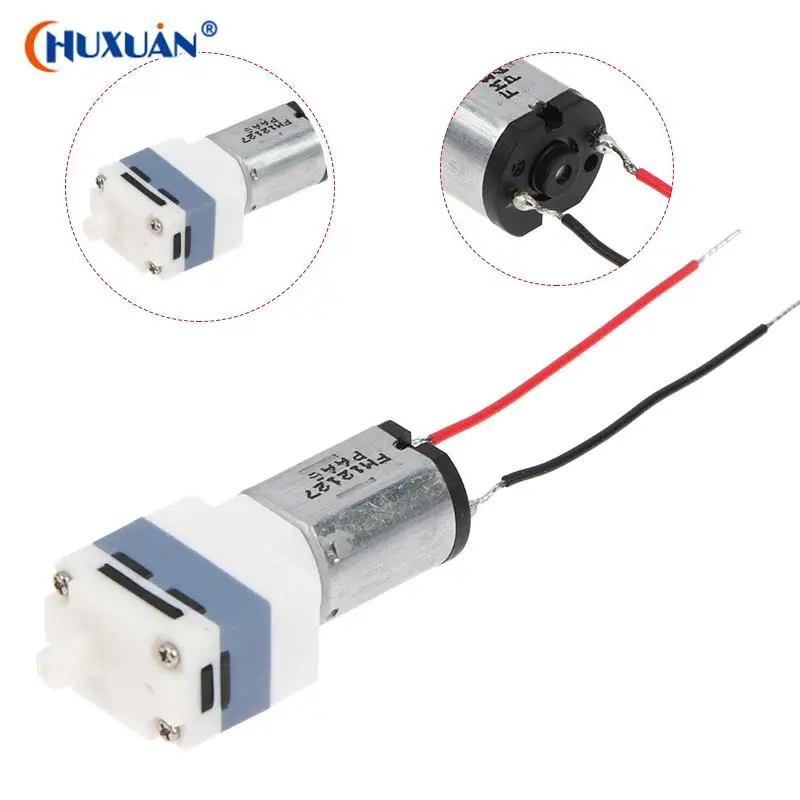 New DC 3V 3.7V Tiny Mini Air Pressure Pump Small Electric Diaphragm ...