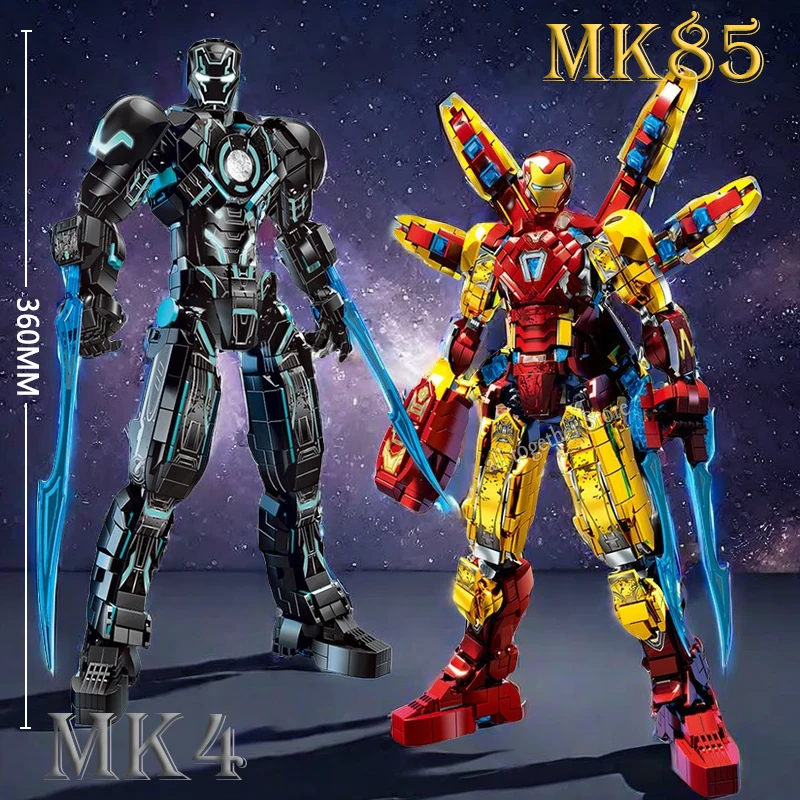 Technical-MK85-Superheroes-Mecha-Bricks-Set-Iron-Hero-Robot-Machine ...