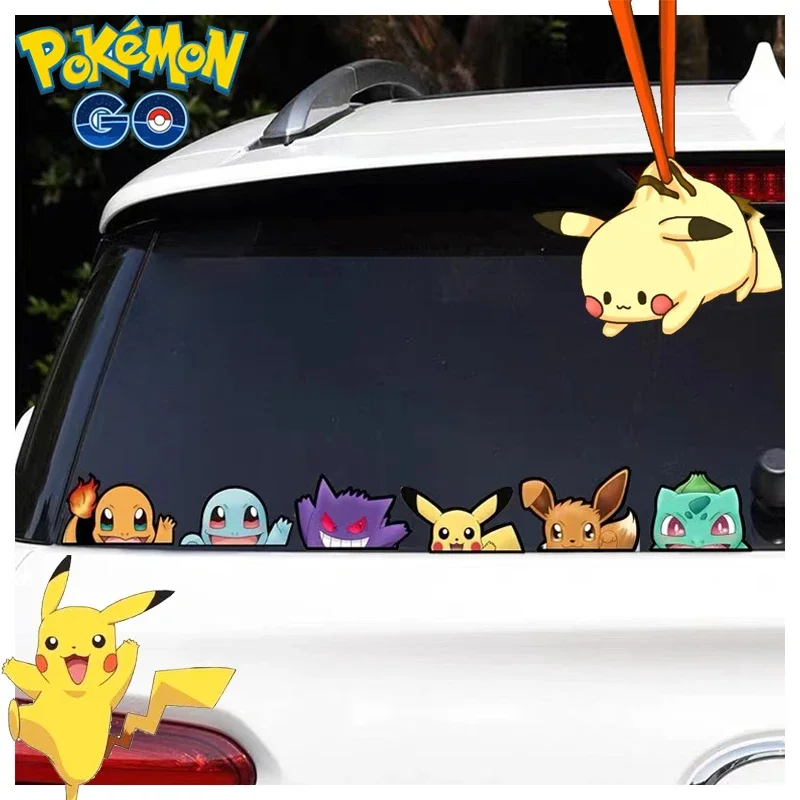 Pokemon-Pikachu-Gengar-Car-Stickers-Cartoon-Styling-Waterproof-Sticker ...