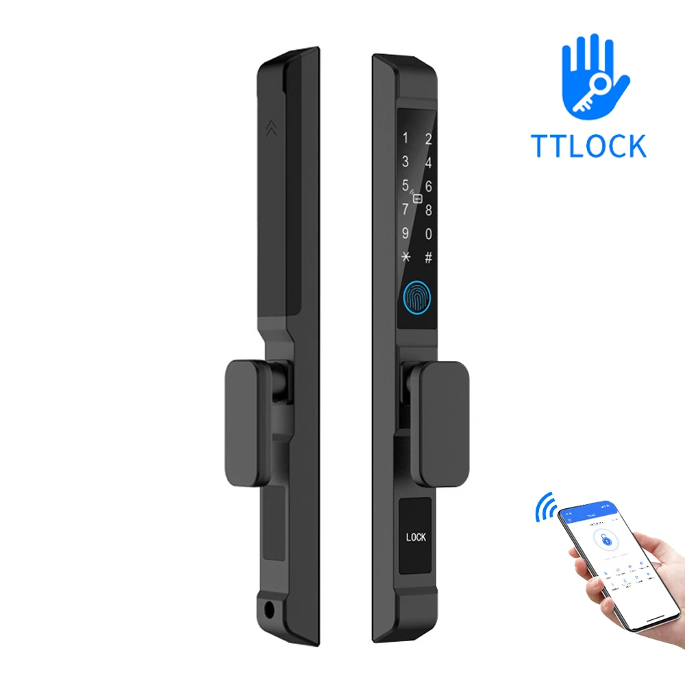 TTLock APP IP65 Waterproof Smart Fingerprint Password RFID Lock For ...