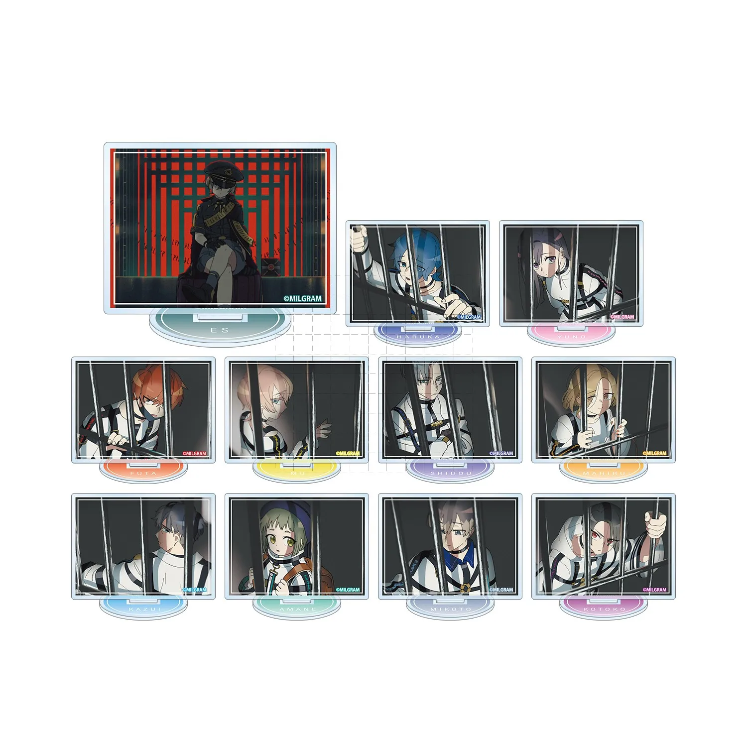 JACKALOPE-Shidou-Kirisaki-Es-Haruka-Sakurai-Yuno-Anime-MILGRAM-Mini ...