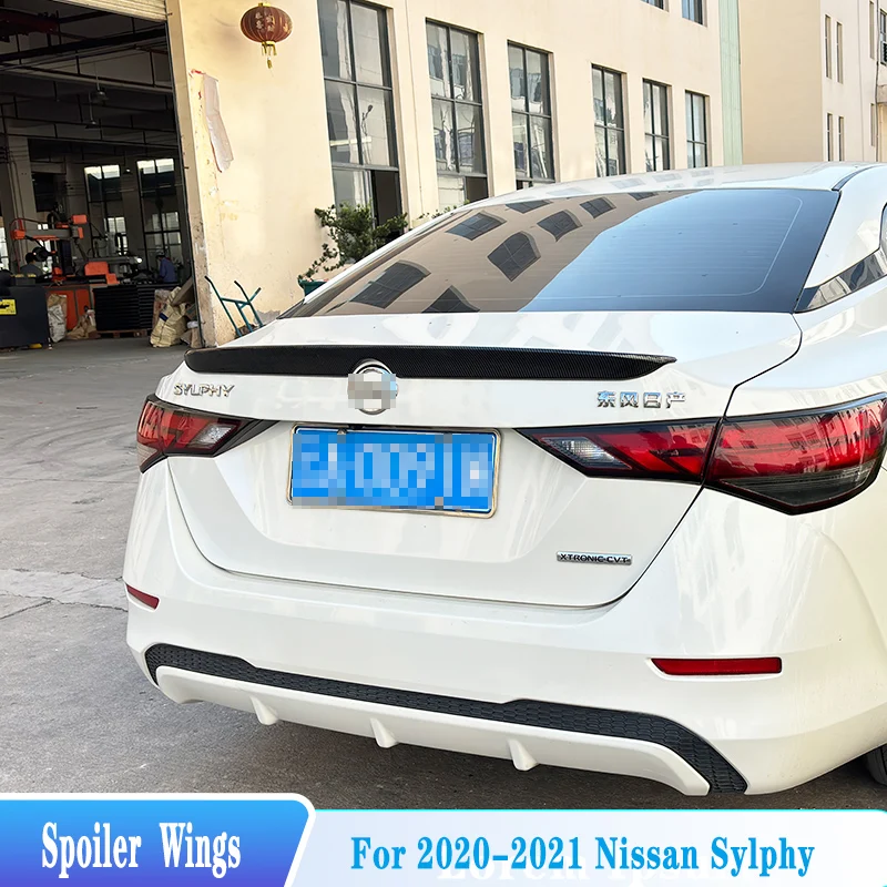 For 2020--2022 Year Nissan Sylphy Sentra Rear Trunk Lid Spoiler Wings ...