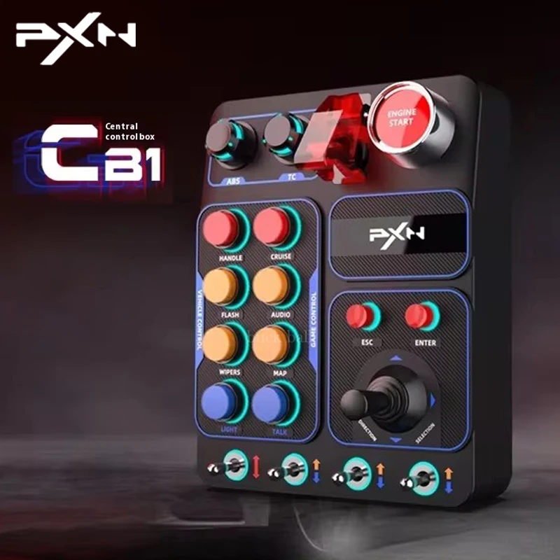 PXN-CB1-Game-Racing-Simulator-Truck-Button-Central-Control-Box-Key ...