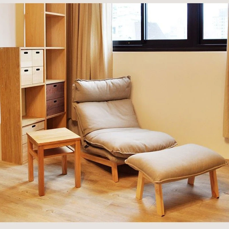 Japanese Style Living Room Sofa Modern Minimalist Balcony Single Lounge ...