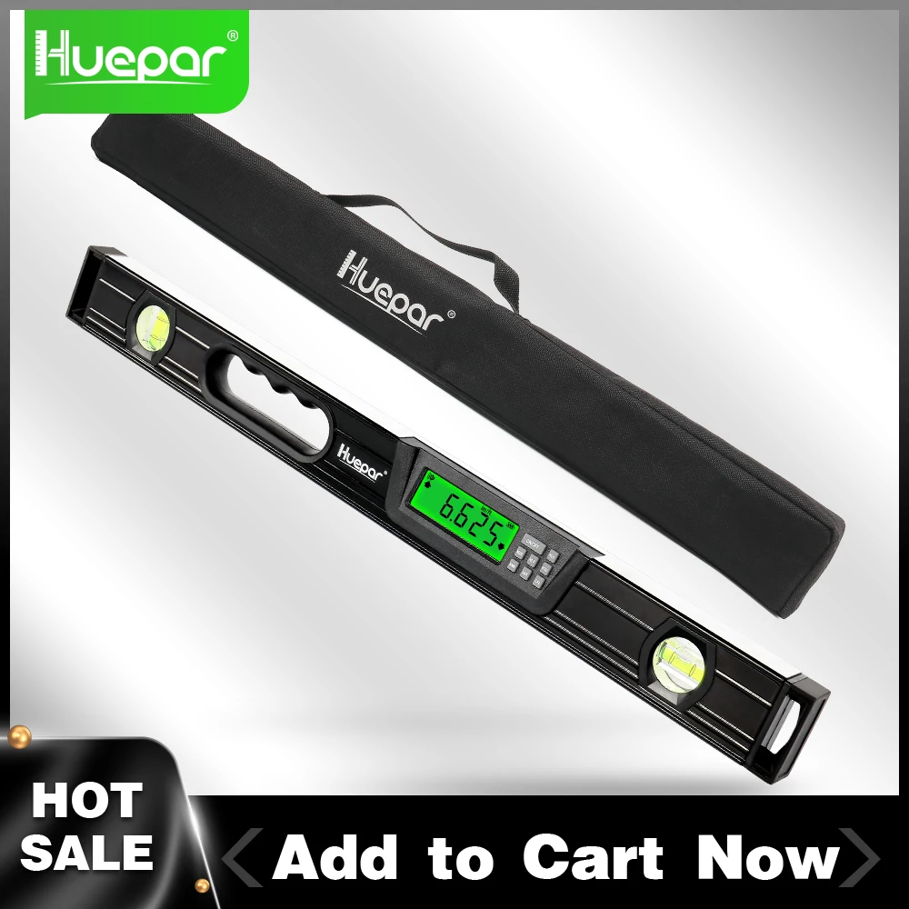 Huepar-Protractor-Electronic-Digital-Display-Level-Meter-360-Spirit ...
