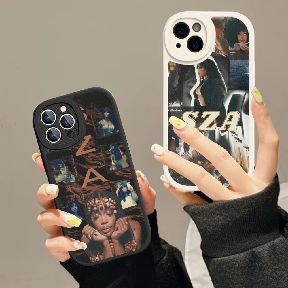 SZA-SOS-Albums-Singer-Phone-Case-Hard-Leather-For-iPhone-14-13-12-Mini ...