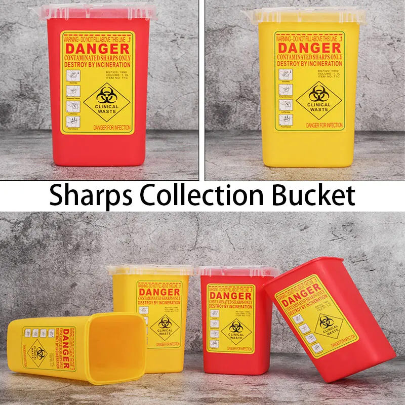 1L-Tattoo-Sharps-Collection-Bucket-Storage-Box-Needle-Disposing-Sharps ...