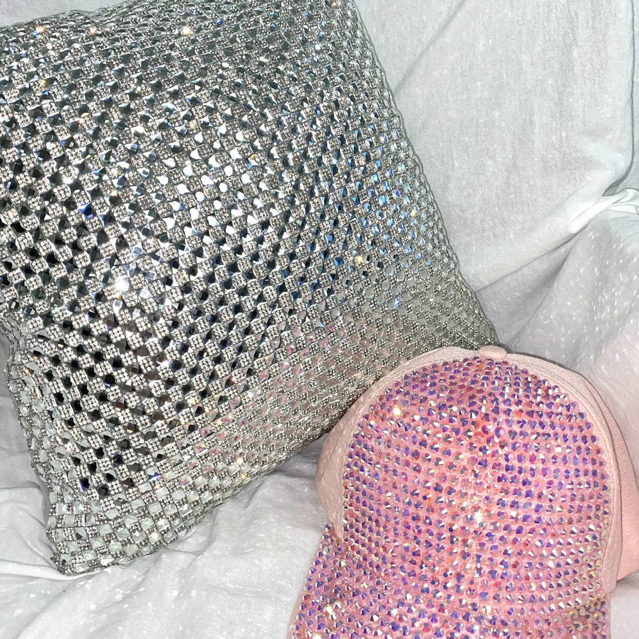 40x40cm Pillow cover Luxury Glitter Bling Throw Diamond Pillow Case ...