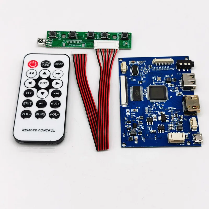 7 controlador universal do lcd de at070tn92 50pin da polegada para 7 ...