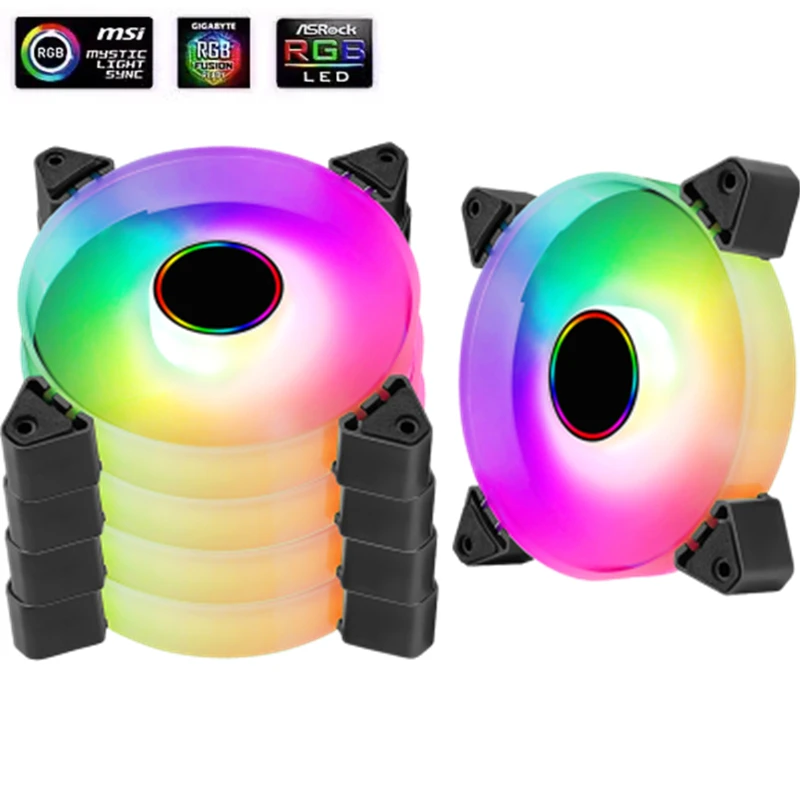 Rgb-120mm-6-Pin-Fan-Computer-Chassis-Cooling-Ultra-Silent-fans-DC-12V ...