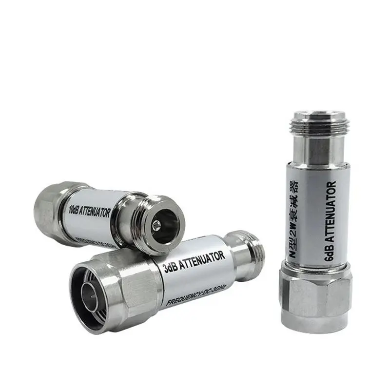 2Watt N RF attenuator,DC to 3GHz,50 Ohm,1-40db