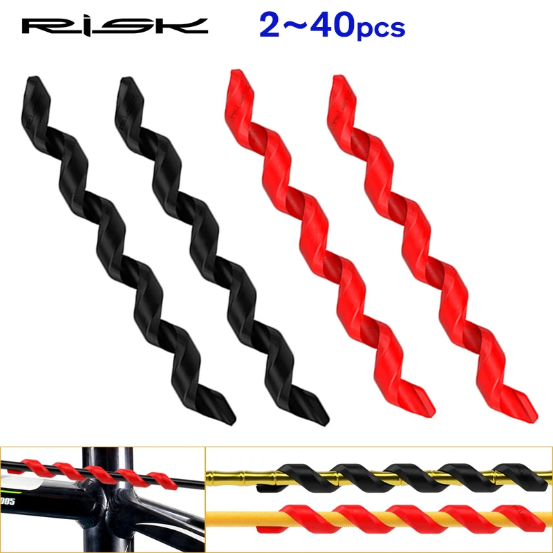 2-40pcs-Bike-Frame-Protector-Rubber-Anti-friction-Cycle-Bike-Cable ...