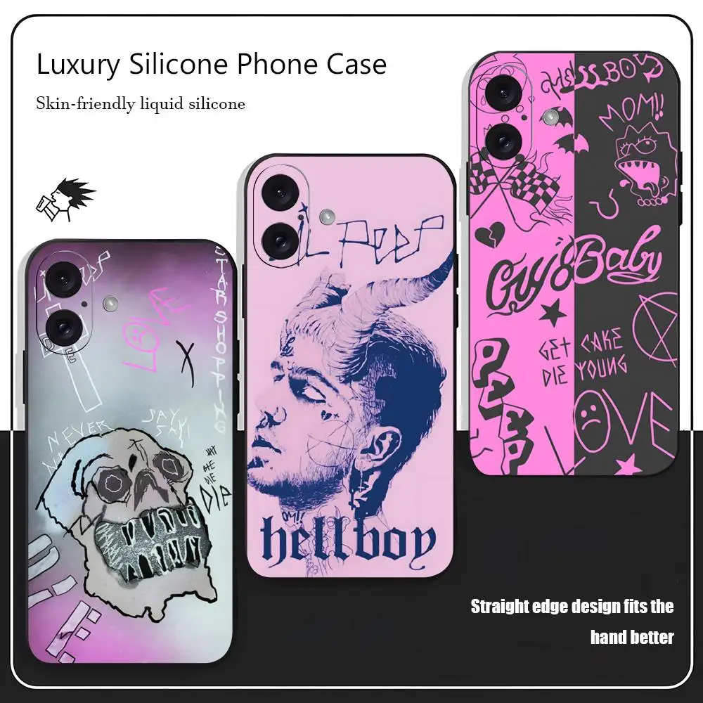 Lil Peep Cool Popular Star Phone Case For iPhone 16 15 14 13 12 11 X XR ...