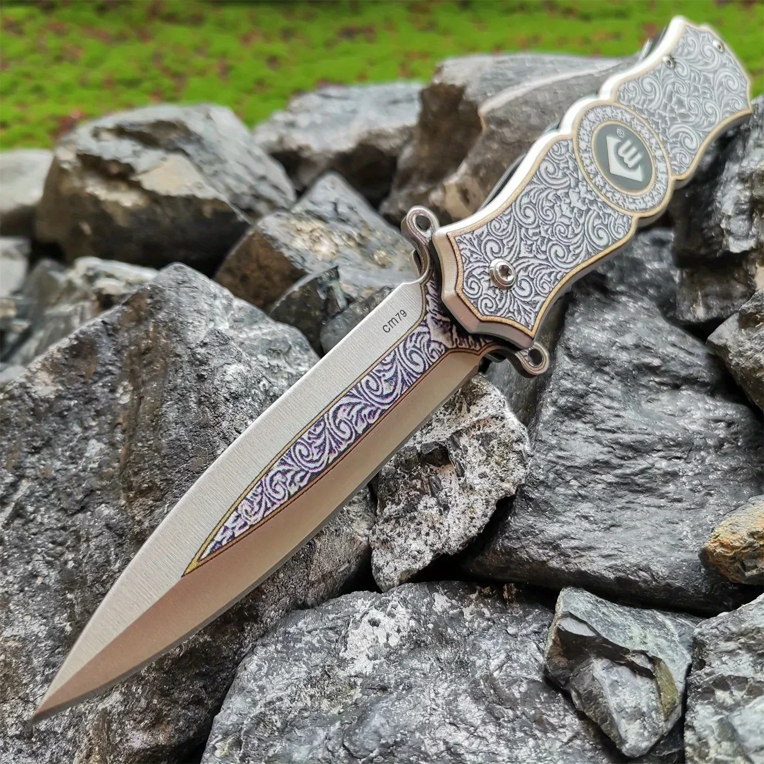 Fingertip-Gyro-Bearing-Pocket-Folding-Knife-440C-Blade-Outdoor-Survival ...